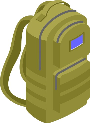 Travel backpack Royalty Free Vector Image - VectorStock