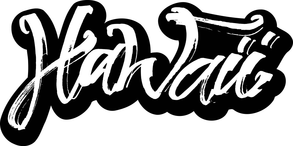 Aloha Font Hawaiian Vector Images (over 110)