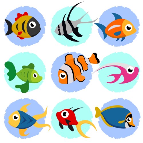 Cute Fish Cartoon Vector Images (over 77,000)