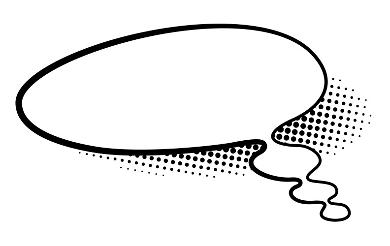 Comics book speech bubbles balloon Royalty Free Vector Image