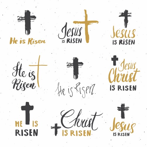 He is Risen Vector Images (over 540)