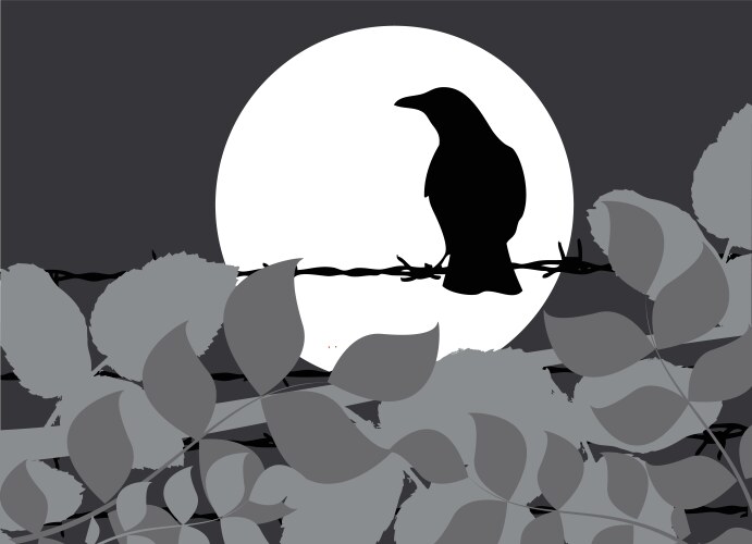Crow Silhouette Vector Images (over 7,400)
