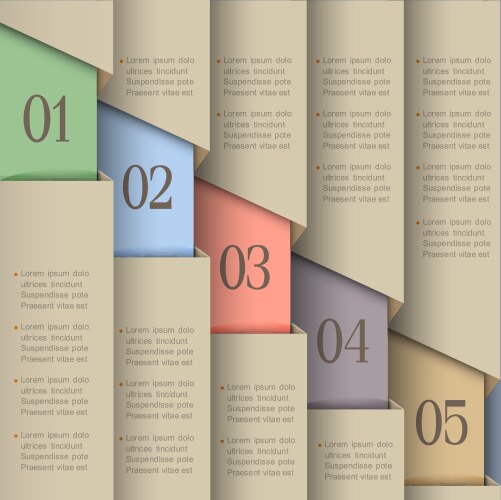 Torn paper number background Royalty Free Vector Image