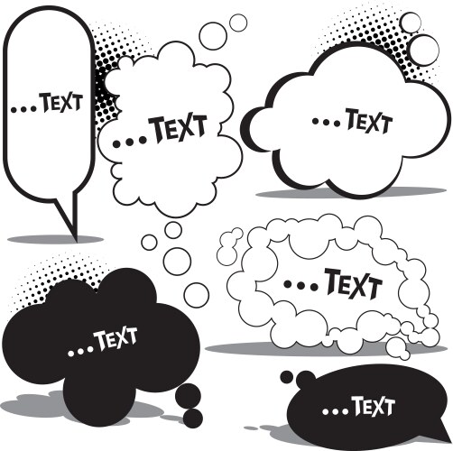 Speech bubble Royalty Free Vector Image - VectorStock