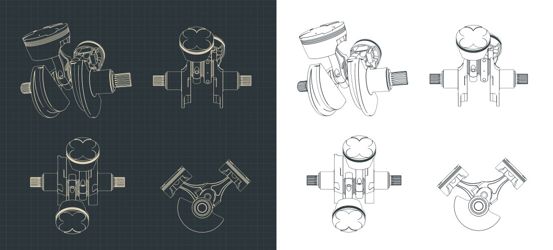 Piston Drawing Vector Images (over 1,400)
