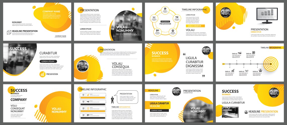 Presentation and slide layout background design Vector Image