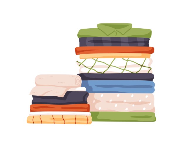 Stack of Clothes Vector Images (over 9,500)