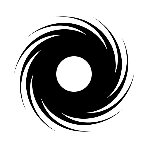 Realistic hurricane cyclone icon typhoon Vector Image