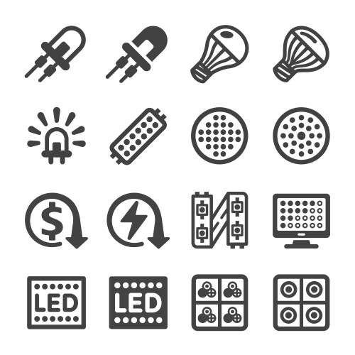 Switch icon set graphic design Royalty Free Vector Image