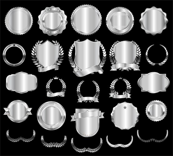 Silver Laurel Wreath Vector Images (over 16,000)