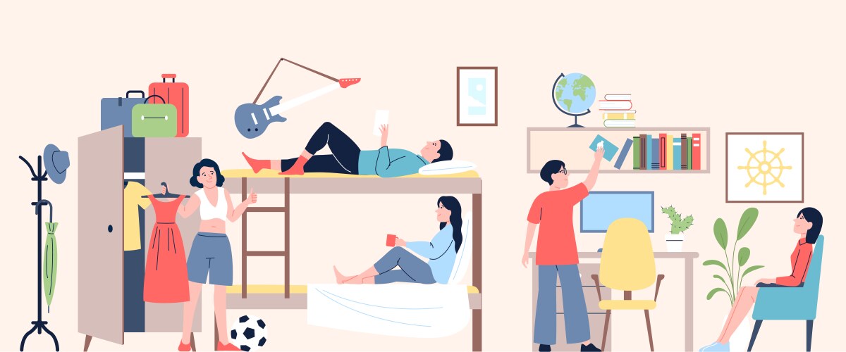 Dormitory Vector Images (over 2,100)