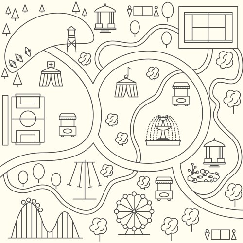Empty Amusement Park Map KulturPark | Inhabitat Green Design,