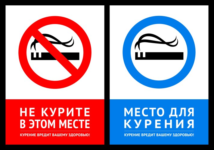 Smoking infographic types and affect on body Vector Image