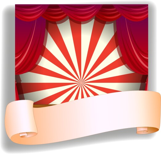 Medieval blank scroll ancient papyrus roll Vector Image