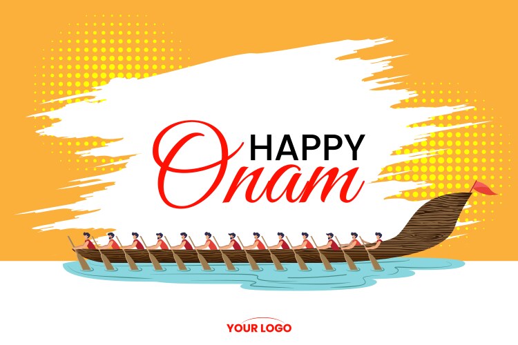 Onam Boat Race Vector Images (over 490)