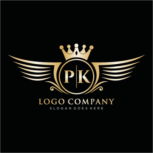 Letter pk logo Vector Images & Graphics for Commercial Use | VectorStock