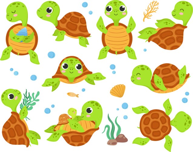 Tortoise Cartoon Vector Images (over 7,300)