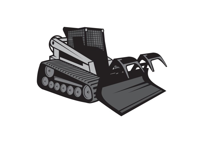 Cartoon Skid Steer Vector Images (over 120)