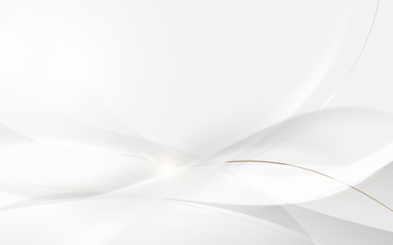 Abstract wave flow line isolated on white Vector Image