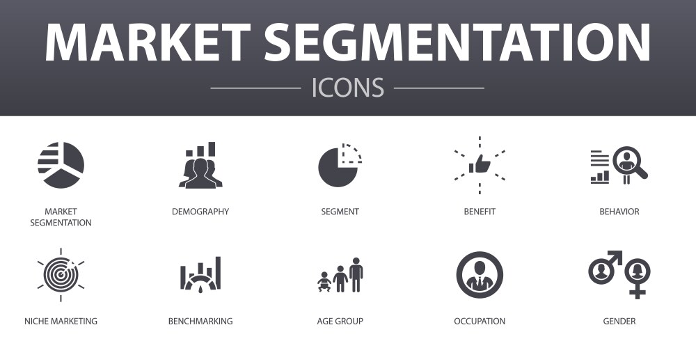 Millennials concept icon age group idea thin line Vector Image