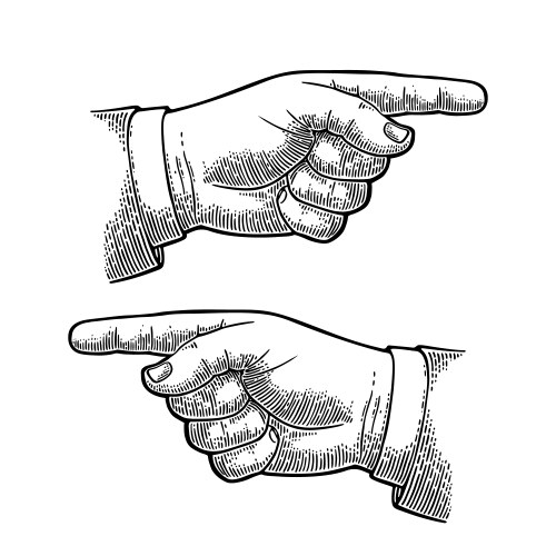 Pointing Finger Arrow Vector Images (over 18,000)