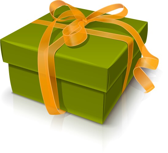 Holiday background with gift box bow Royalty Free Vector