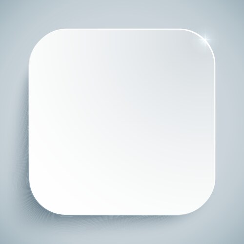 Technology blank app icon template Royalty Free Vector Image