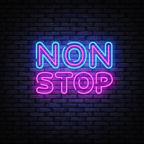 Playlist neon frame music sign Royalty Free Vector Image