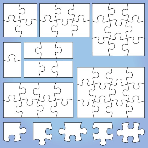 6 Piece Jigsaw Puzzle Template 6 Step Hexagons Puzzle Diagram For