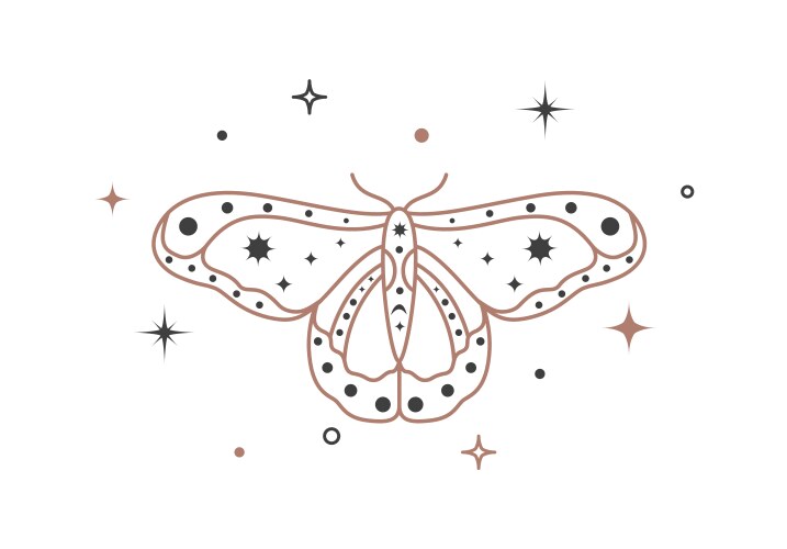 Moth Outline Vector Images (over 6,000)