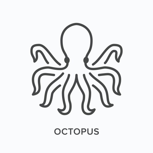 Outline Octopus Vector Images (over 6,300)