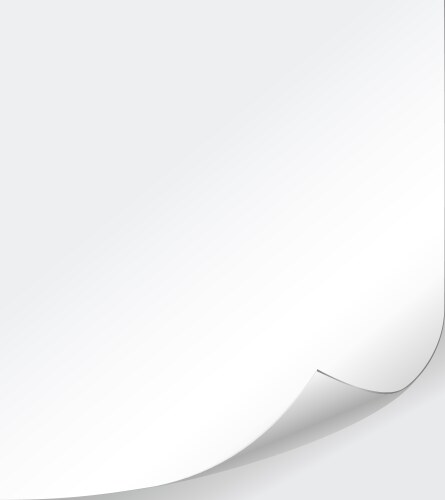 Empty paper sheet Royalty Free Vector Image - VectorStock