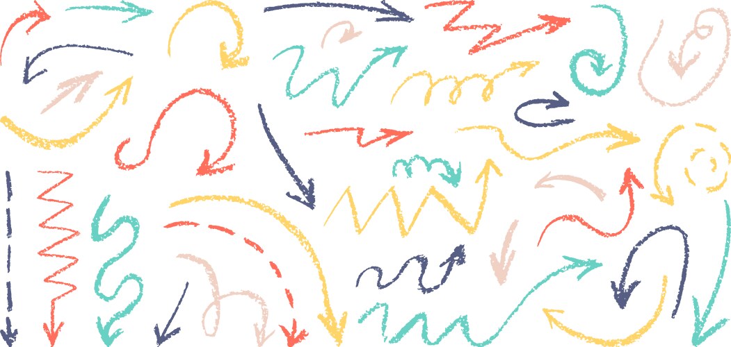 Lemon slice crayon pencil art Royalty Free Vector Image
