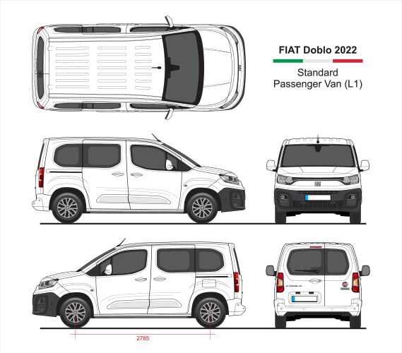 Fiat doblo Vector Images & Graphics for Commercial Use | VectorStock