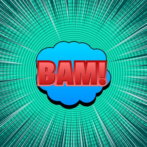 Comic Book Bam Vector Images (over 490)