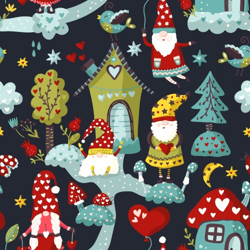 Cute easter bunnies seamless kids pattern Vector Image