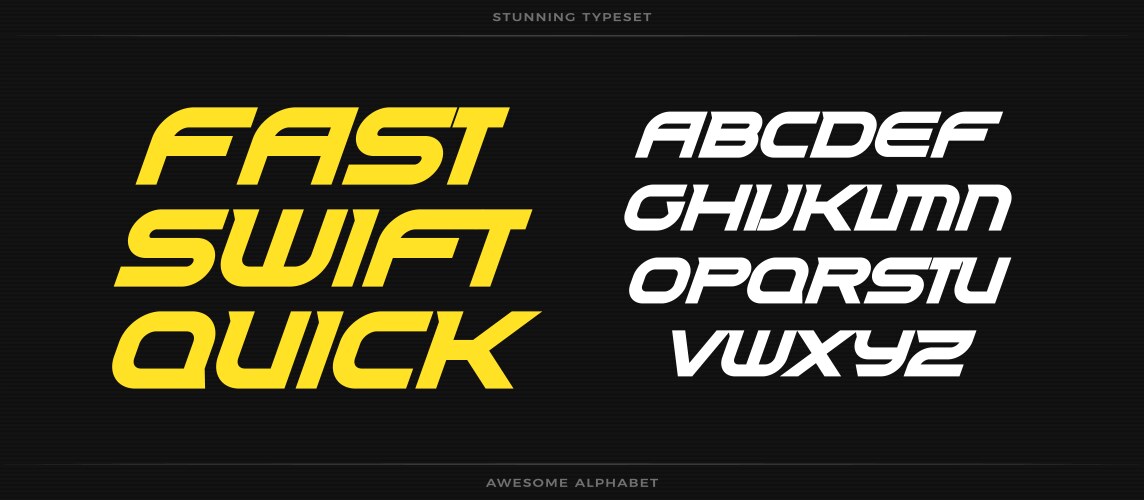 Font Fast Sport Speed Vector Images (over 8,100)
