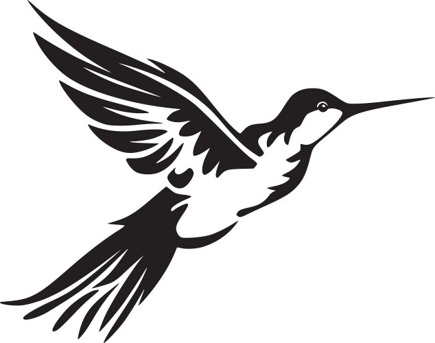 Hummingbird - high quality logo ideal Royalty Free Vector