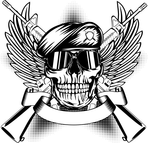 Skull Guns Vector Images (over 7,000)