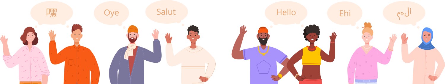 Girl Say Hi Cartoon Vector Images (over 480)