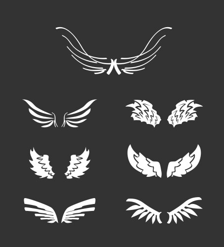 Stylized Wings Vector Images (over 10,000)