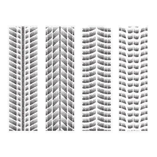 Seamless tire pattern Royalty Free Vector Image