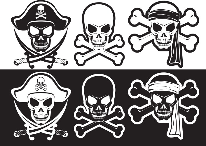 Jolly Roger Vector Images (over 7,300)