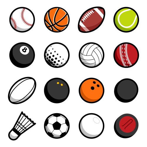 Sports icon set Royalty Free Vector Image - VectorStock