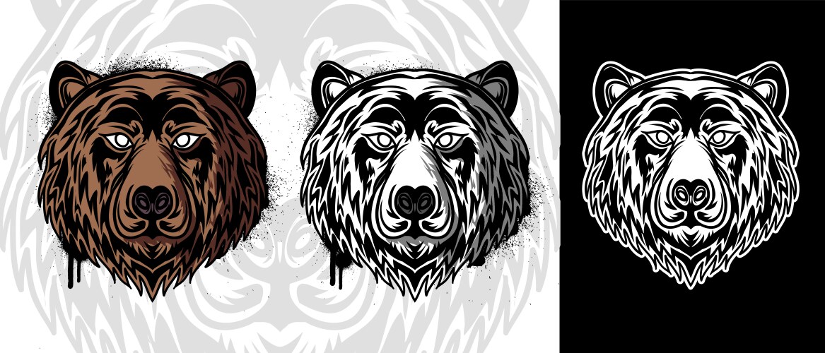 Bear Face Vector Images (over 34,000)
