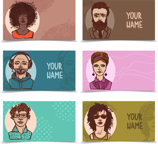 Birthday card sketch Royalty Free Vector Image