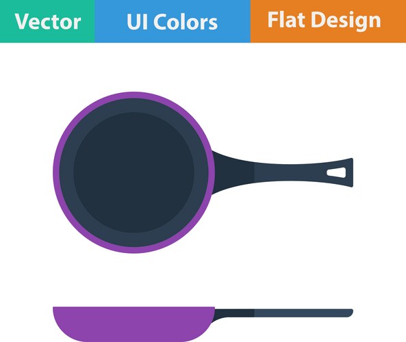 Close up pan Royalty Free Vector Image - VectorStock