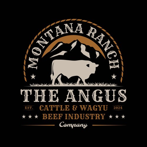 Angus cattle Vector Images & Graphics for Commercial Use | VectorStock