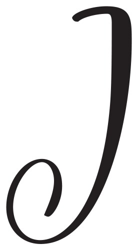 Cursive Font Letter I Vector Images (over 230)