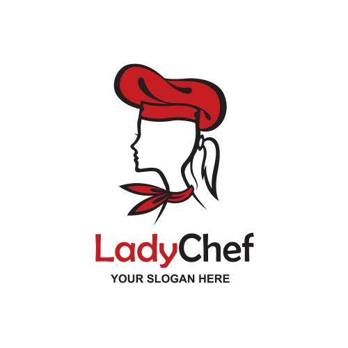 Cooking channel logo Royalty Free Vector Image